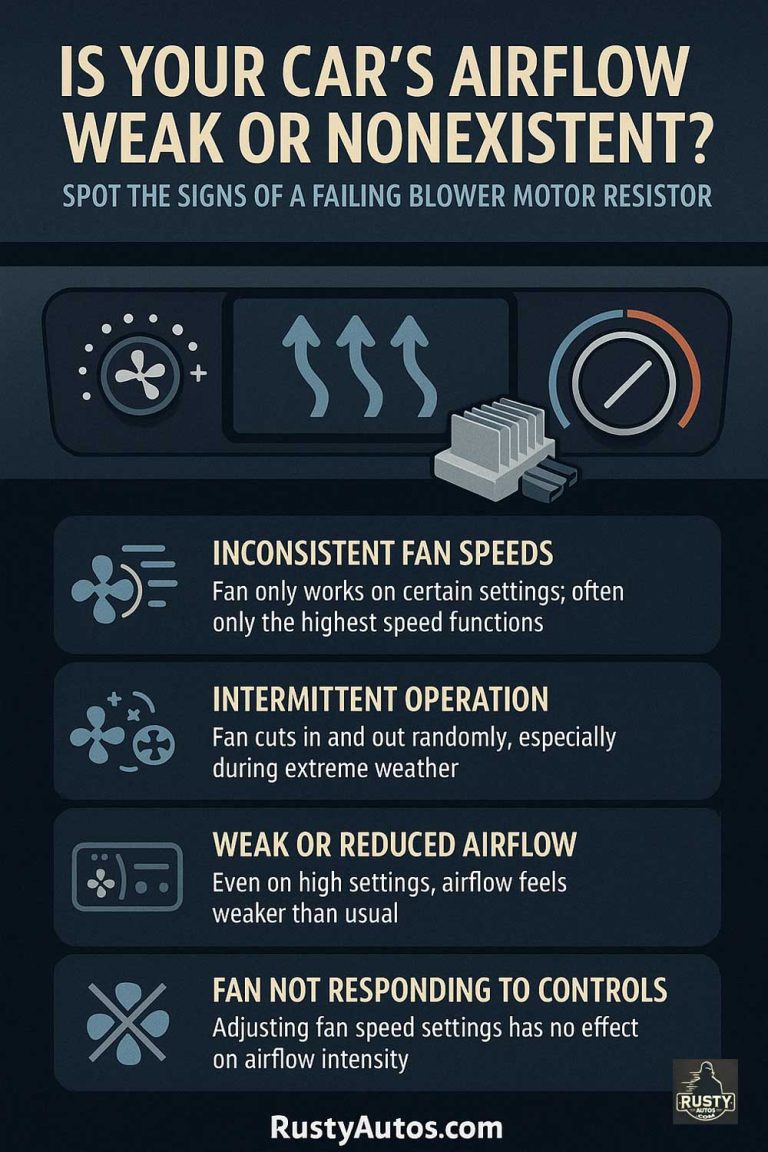 Weak or No Air? Signs of a Bad Blower Motor Resistor (and the fix ...
