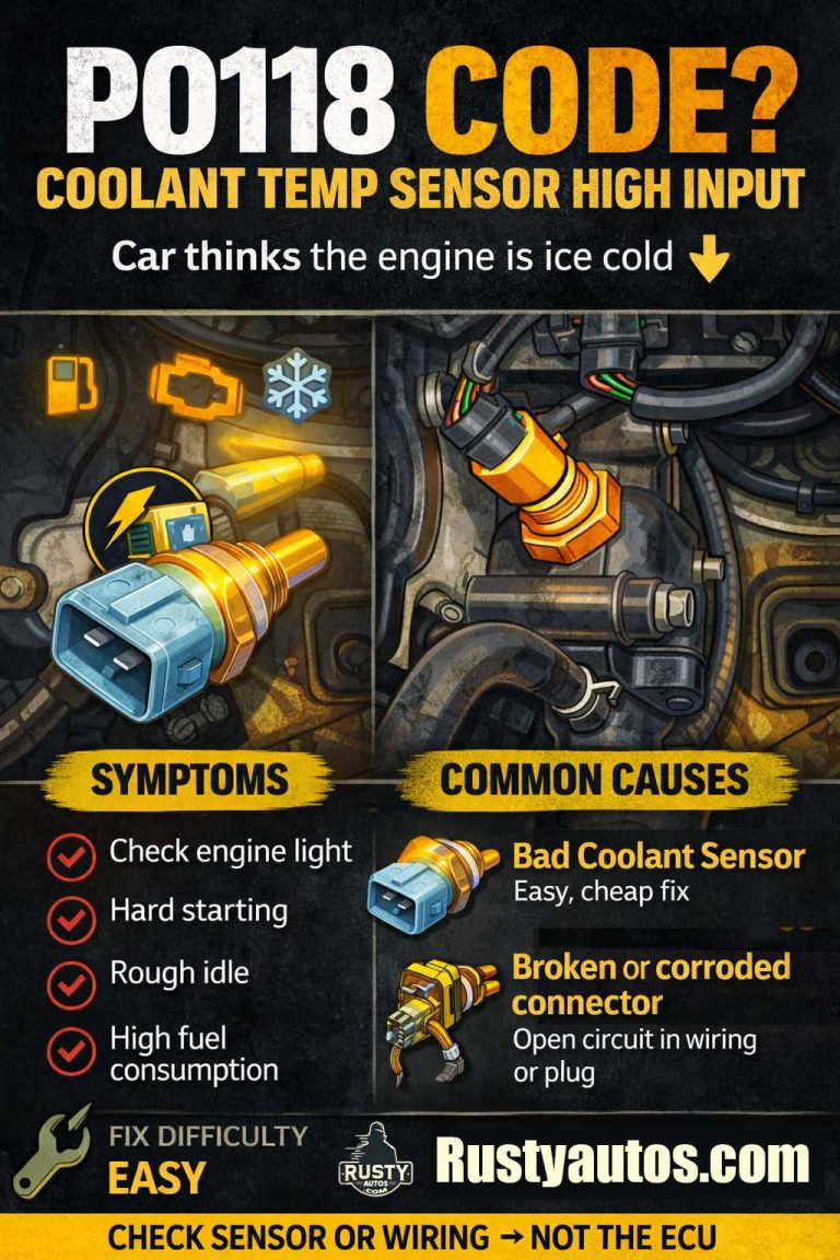 P0118 Coolant Temp Sensor High Input - (What It Means and How to Fix It ...